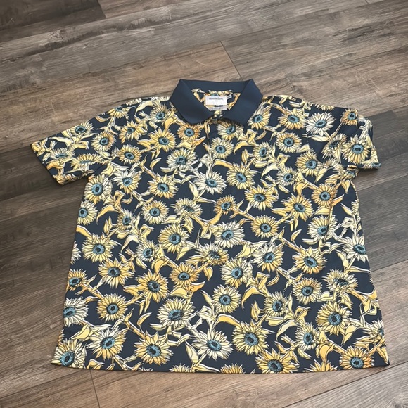 Goodfellow & Co | Shirts | Goodfellow Co Blue And Yellow Polo Shirt ...